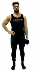 flexion lateral oblicuos gif - Realidad Fitness